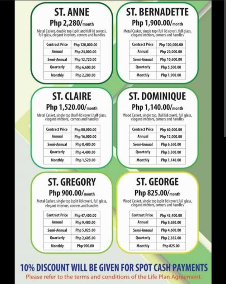 St. Gregory St. Peter Plan, Everything Else, Others on Carousell