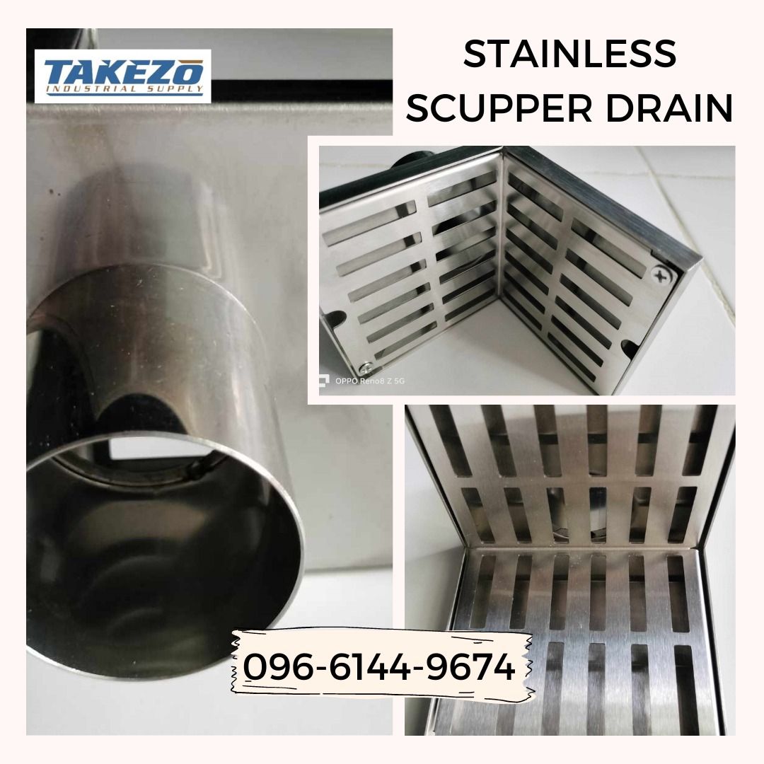 STAINLESS SCUPPER DRAIN, Commercial & Industrial, Industrial Equipment ...