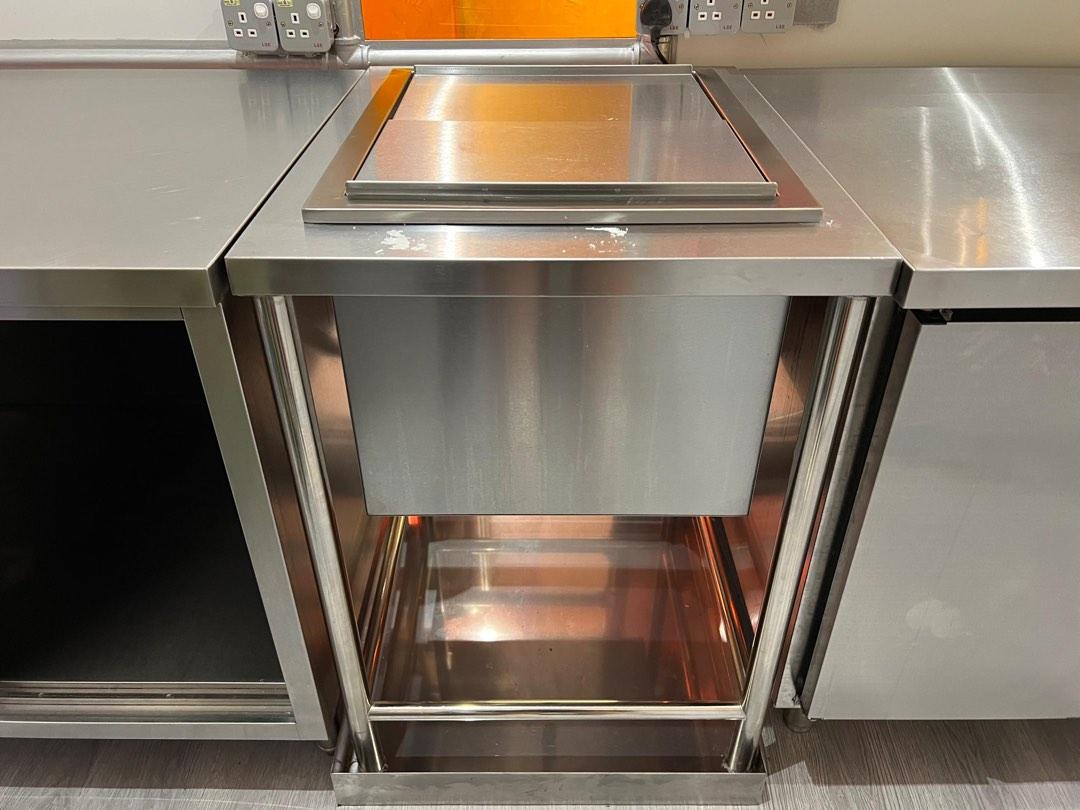 Stainless Steel Ice Bin, Furniture & Home Living, Kitchenware ...