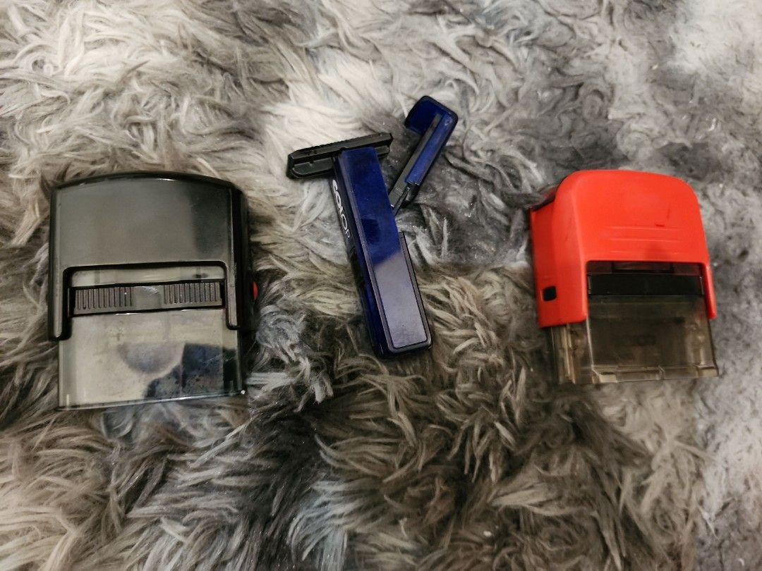 Stamp rubber self-ink chop casing FREE DELIVERY!, Hobbies & Toys ...