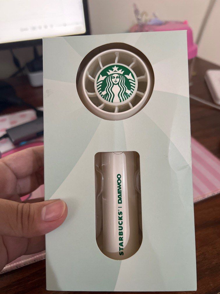 Starbucks x Daewoo Fan, Furniture & Home Living, Lighting & Fans, Fans ...