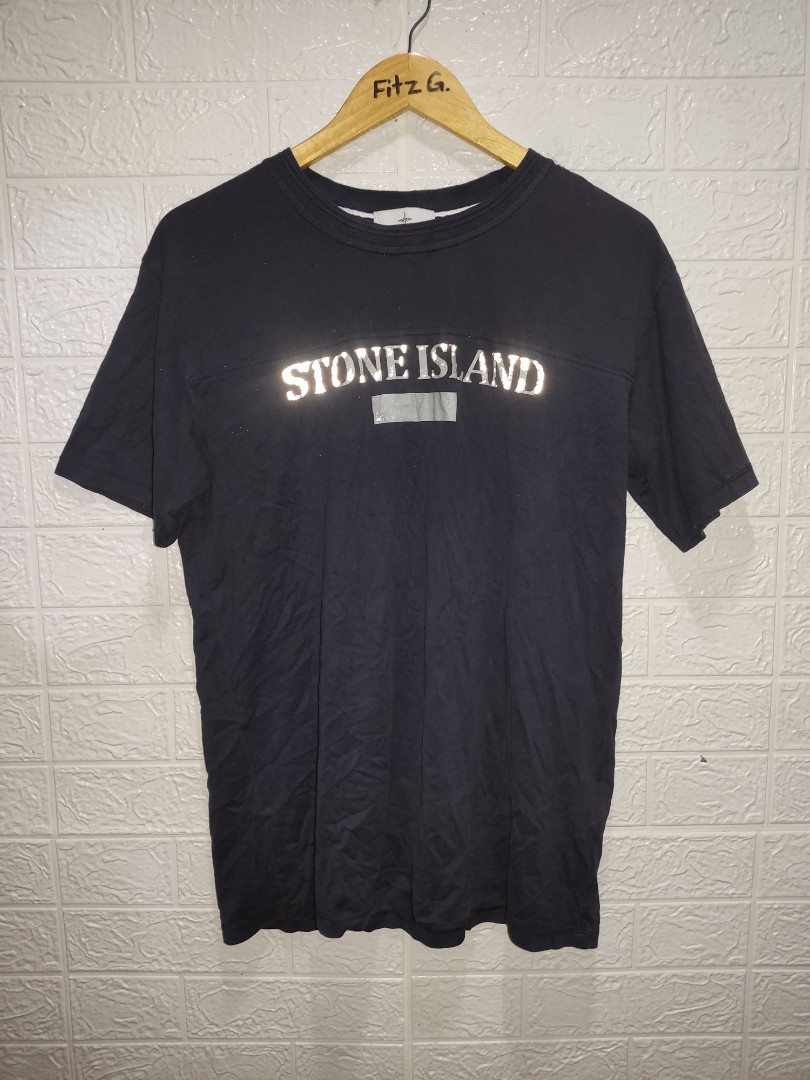 Stone Island Tshirt, Men's Fashion, Tops & Sets, Tshirts & Polo Shirts ...