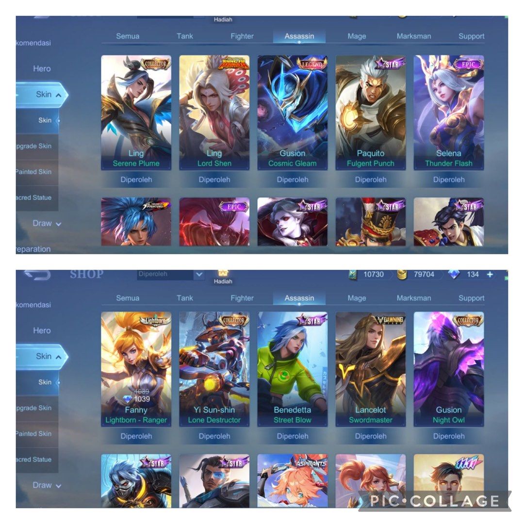 SUPER STACKED HIGH RANKED WR CORE MOBILE LEGENDS ACCOUNT WITH MANY ...