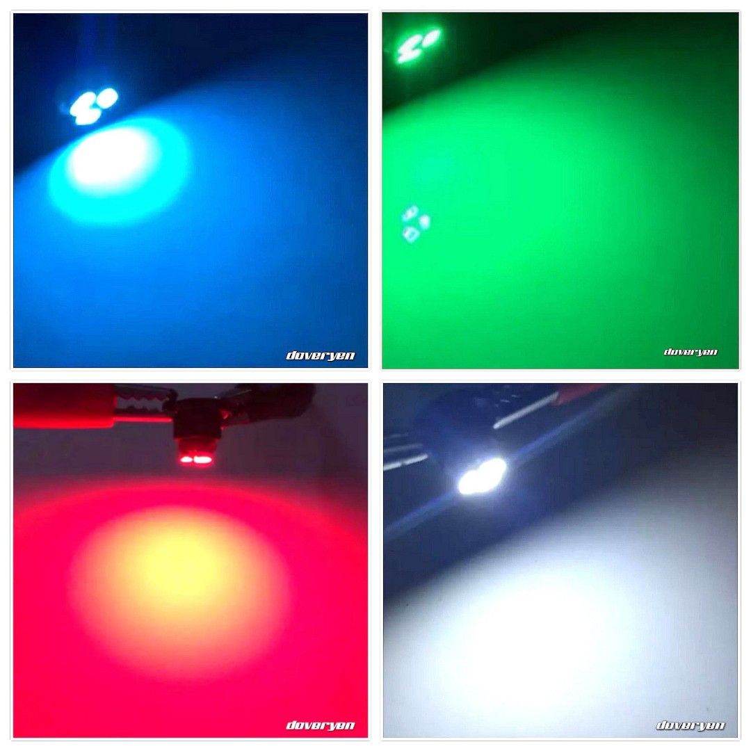 T5 Twist Lock / Flat Base Speedometer Dashboard LED Bulb - Fits ...