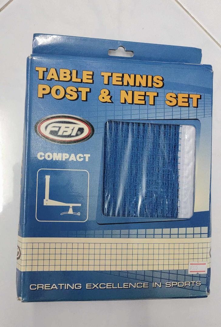 Table Tennis Post and Net Set, Sports Equipment, Other Sports Equipment ...