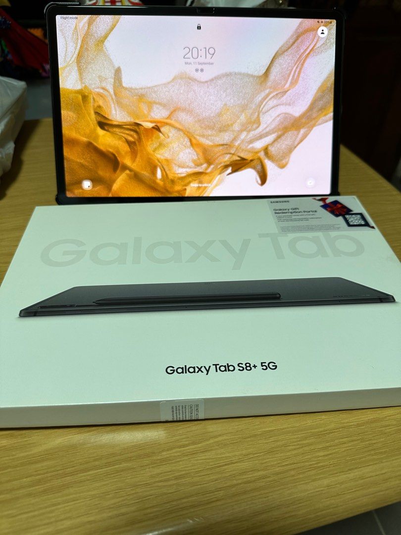 Tablet Samsung S8 + 256 LTE version in folio case - Black, Computers & Tech, Laptops & Notebooks ...