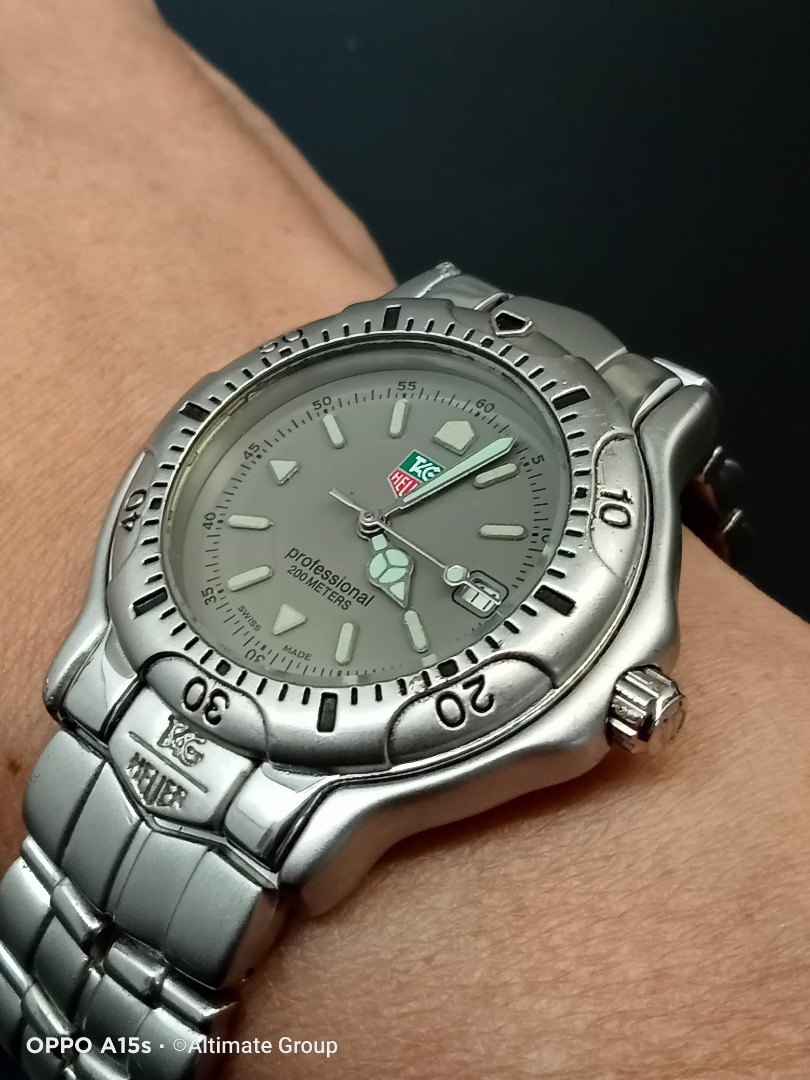 Tag Heuer Cal 964.013 Series 6000 Professional 38mm Quartz Wrist Watch ...