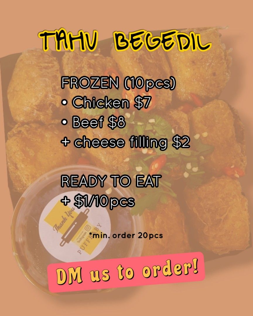 TAHU BEGEDIL POWER, Food & Drinks, Packaged & Instant Food on Carousell