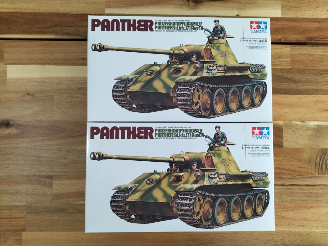 Tamiya 35065 1/35 Panther (Sd.kfz.171) Ausf.A, Hobbies & Toys, Toys ...