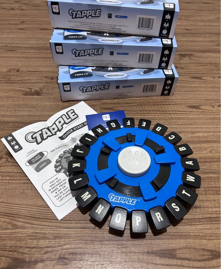 Tapple Board Game, Hobbies & Toys, Toys & Games on Carousell