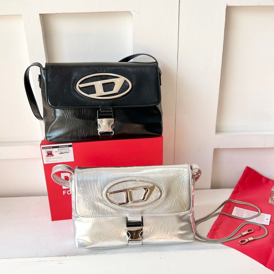 TAS Diesel Puffy Shoulder Bag Set Box, Barang Mewah, Tas & Dompet di ...