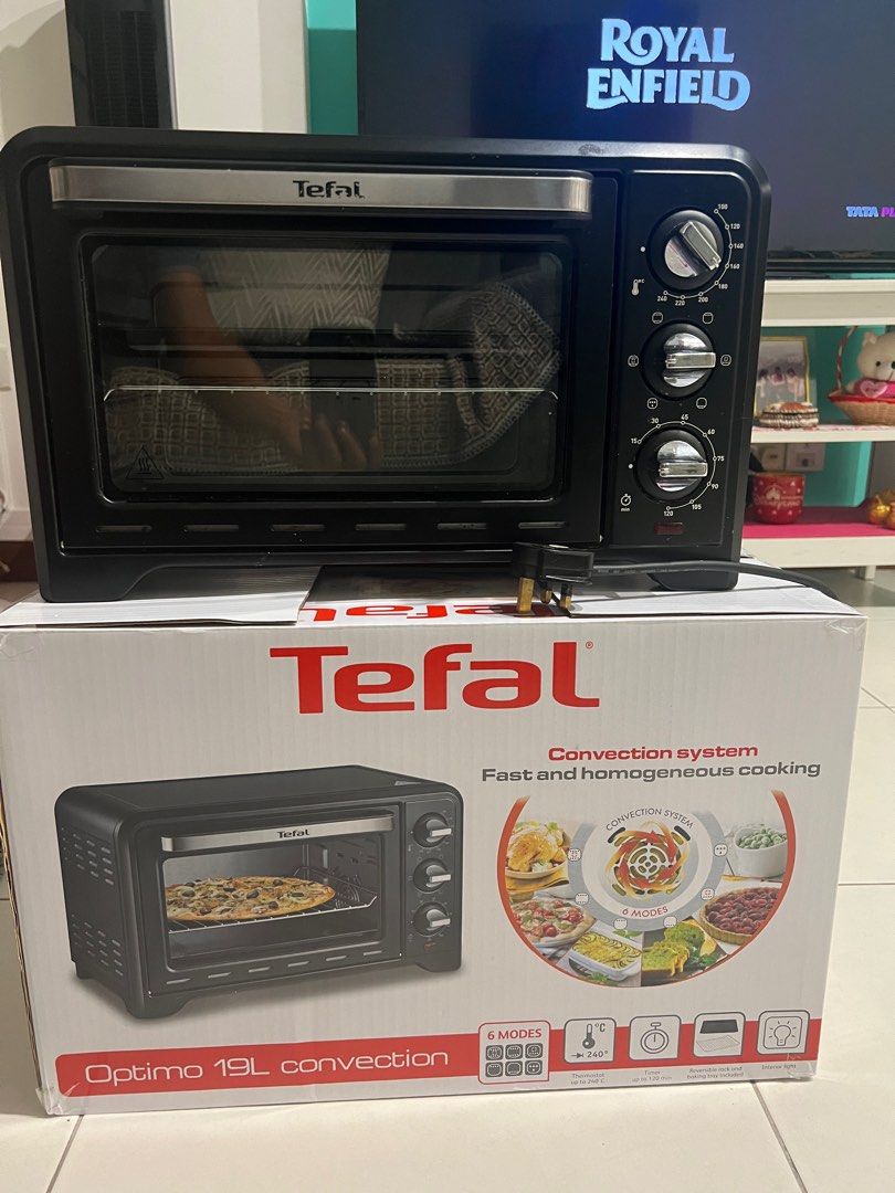 Tefal Compact Size Optimo Convection Oven 19L (1380W) OF4448, TV & Home Appliances, Kitchen ...