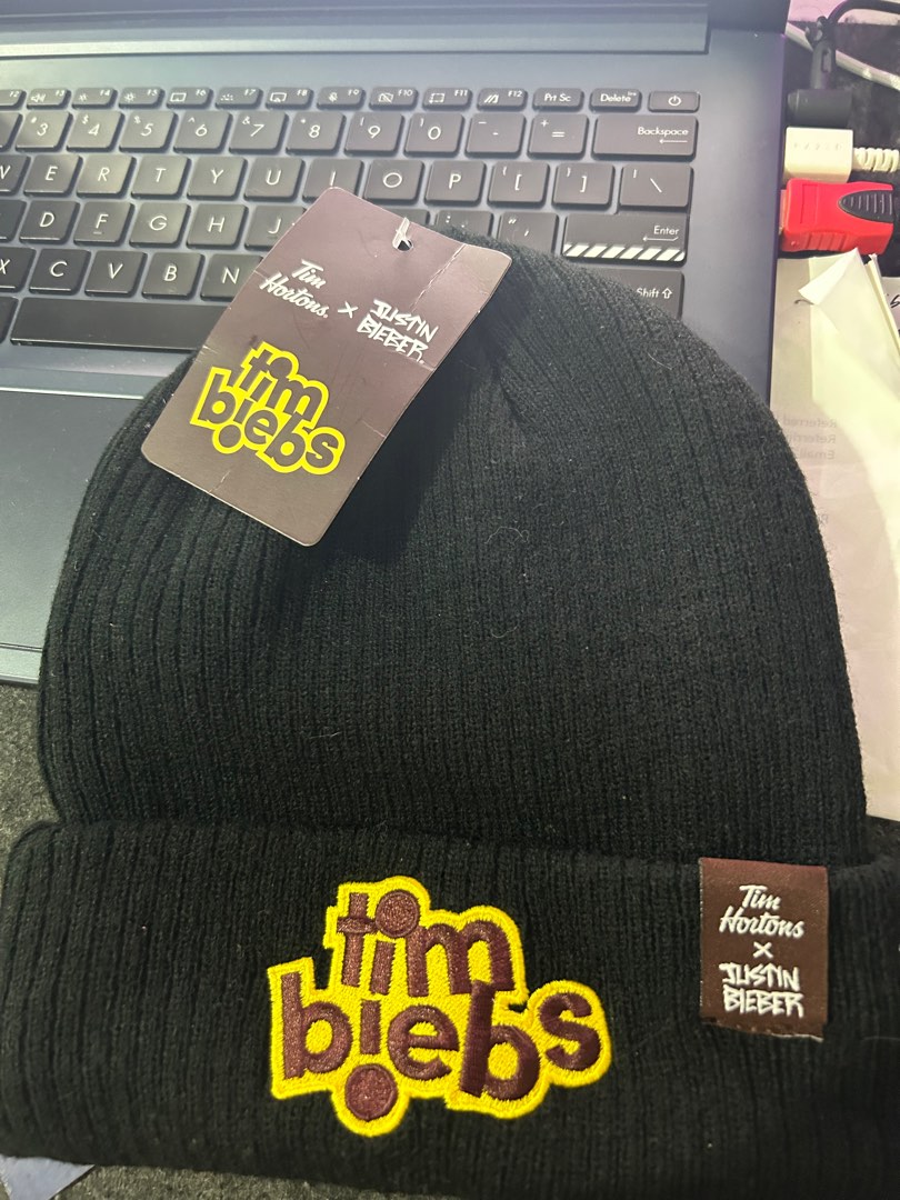 Tim Biebs Beanie, Women's Fashion, Watches & Accessories, Hats ...