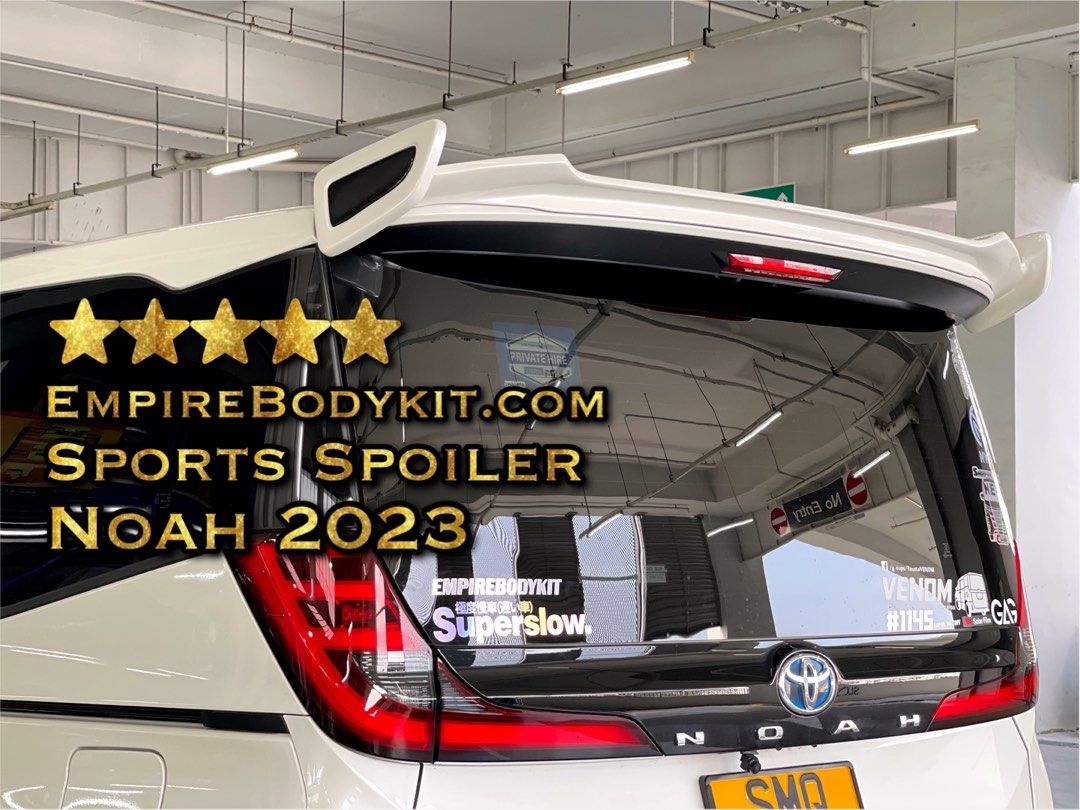 Toyota Noah / Voxy 2023 Roof Sports Spoiler, Car Accessories ...