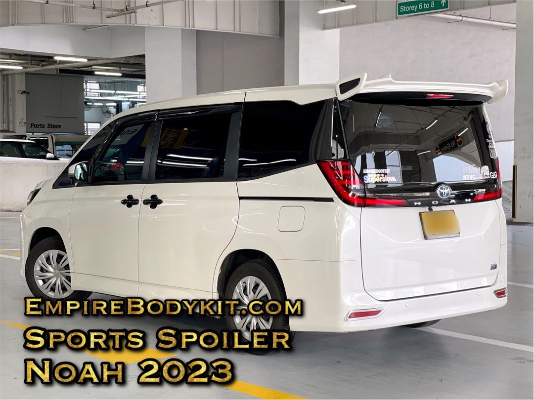 Toyota Noah / Voxy 2023 Roof Sports Spoiler, Car Accessories ...