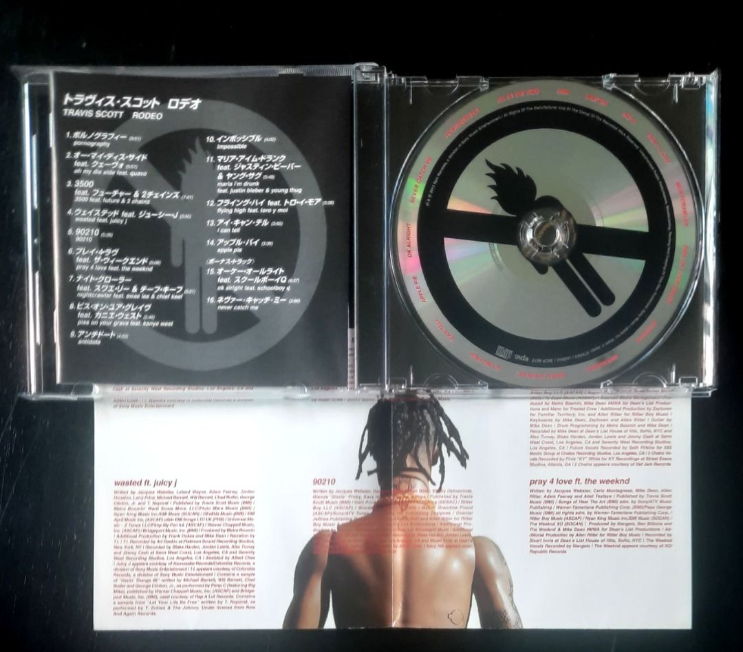 Travis Scott - Rodeo SICP-4577 CD, Hobbies & Toys, Music & Media, CDs & DVDs on Carousell