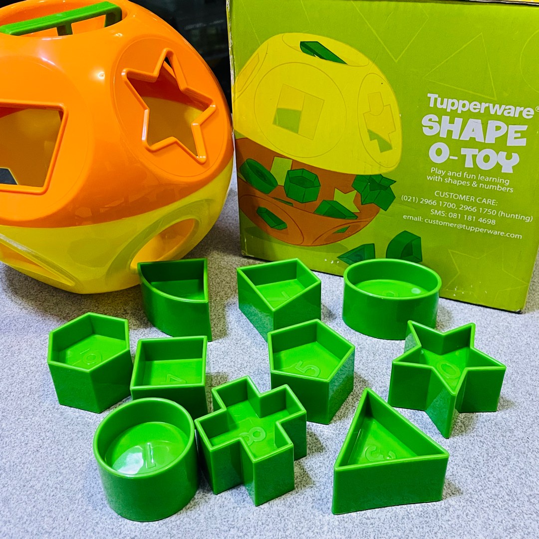 Tupperware shape o-toy, Hobbies & Toys, Toys & Games on Carousell
