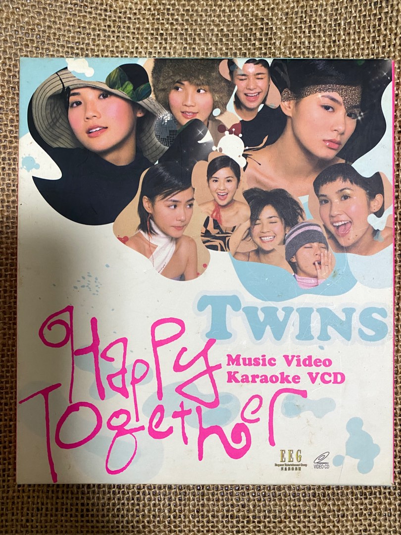 Twins happy together 卡啦ok VCD 絕版 珍藏 鍾欣桐蔡卓妍, 興趣及遊戲, 音樂、樂器 & 配件, 音樂與媒體 - CD 及 DVD - Carousell