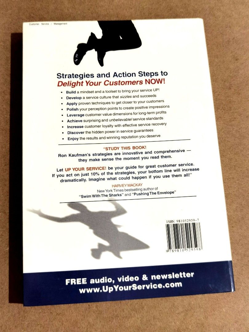 Up Your Service Strategies Actions Customers Sales Book By Ron Kaufman ...