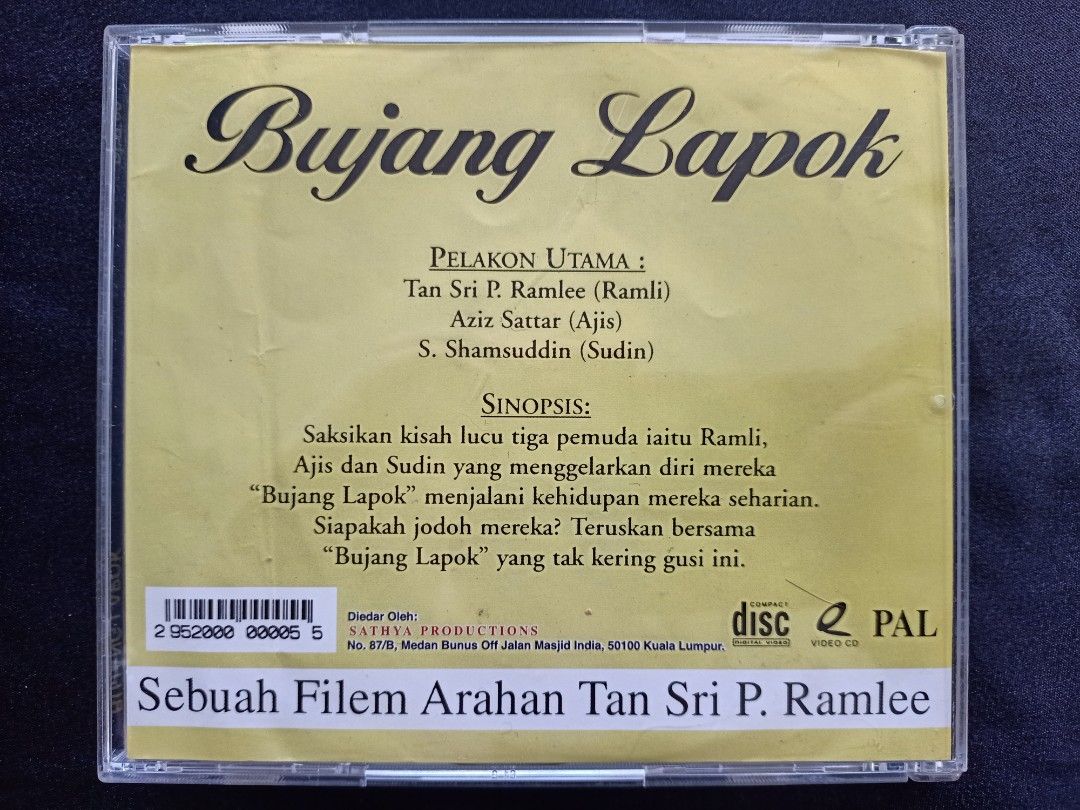 VCD Bujang Lapok, Hobbies & Toys, Music & Media, CDs & DVDs on Carousell