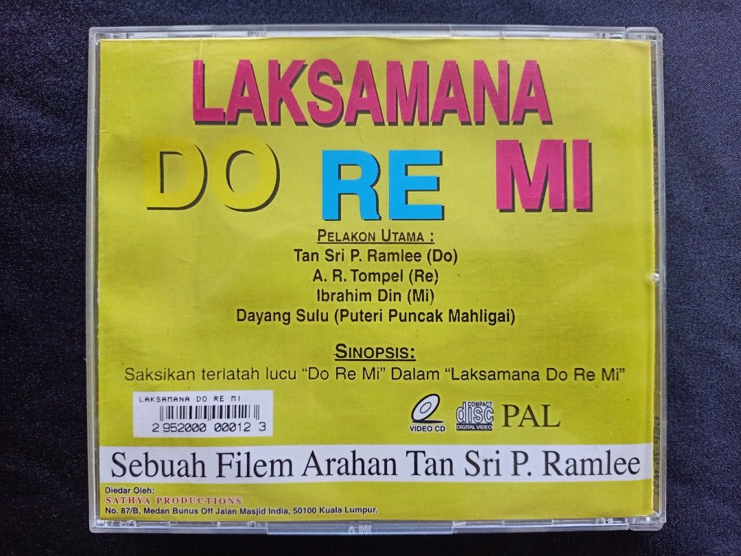 VCD Laksamana Do Re Mi, Hobbies & Toys, Music & Media, CDs & DVDs on ...
