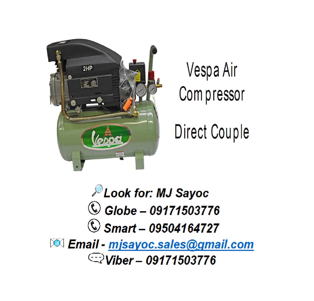 Vespa Air Compressor Direct Couple, Commercial & Industrial ...