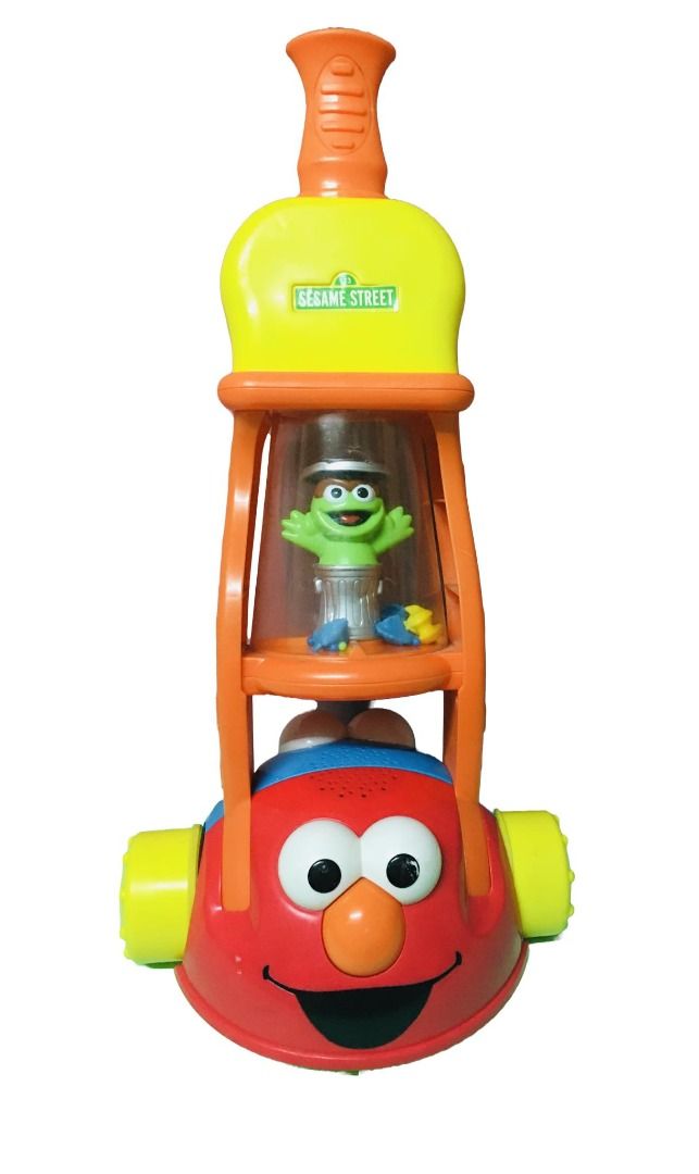 Vintage 2005 Fisher Price Sesame Street Talking, Giggle Vacuum Push n ...