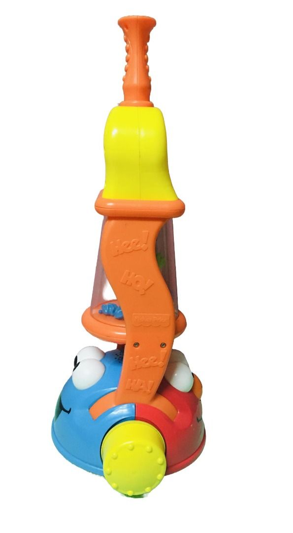 Vintage 2005 Fisher Price Sesame Street Talking, Giggle Vacuum Push n ...