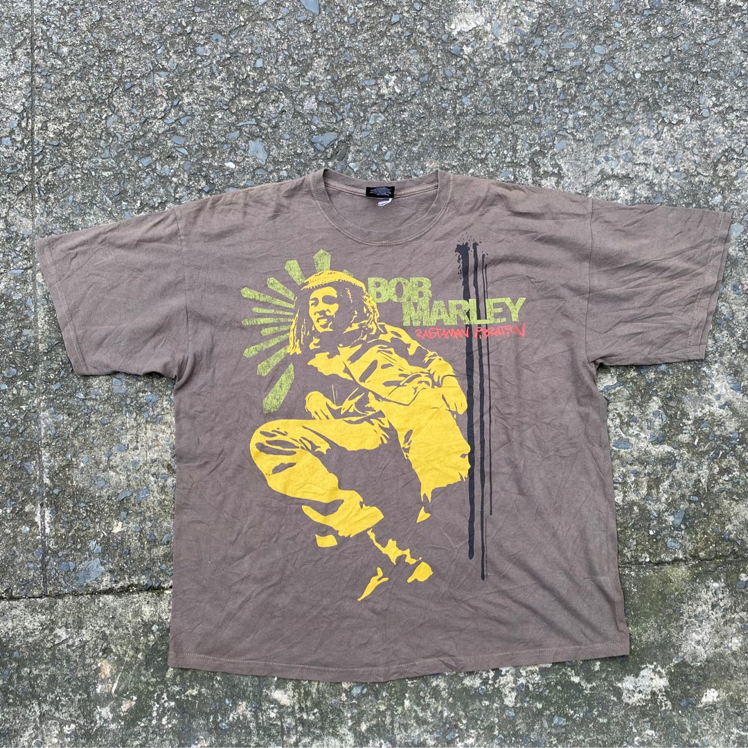 Vintage Bob marley, Men's Fashion, Tops & Sets, Tshirts & Polo Shirts ...