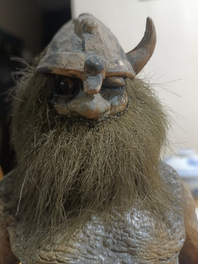 Vintage NYFORM Viking Warrior Troll Made in Norway, Hobbies & Toys ...