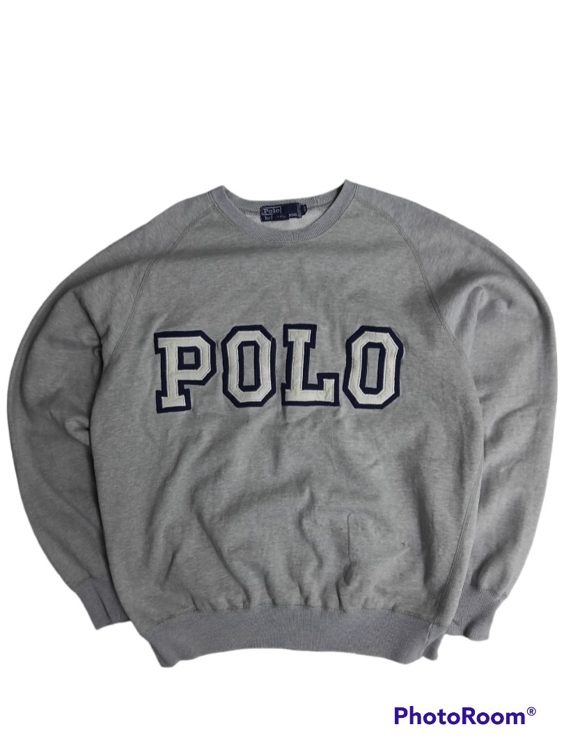 Vintage ralph lauren polo spell out sweater, Men's Fashion, Coats ...