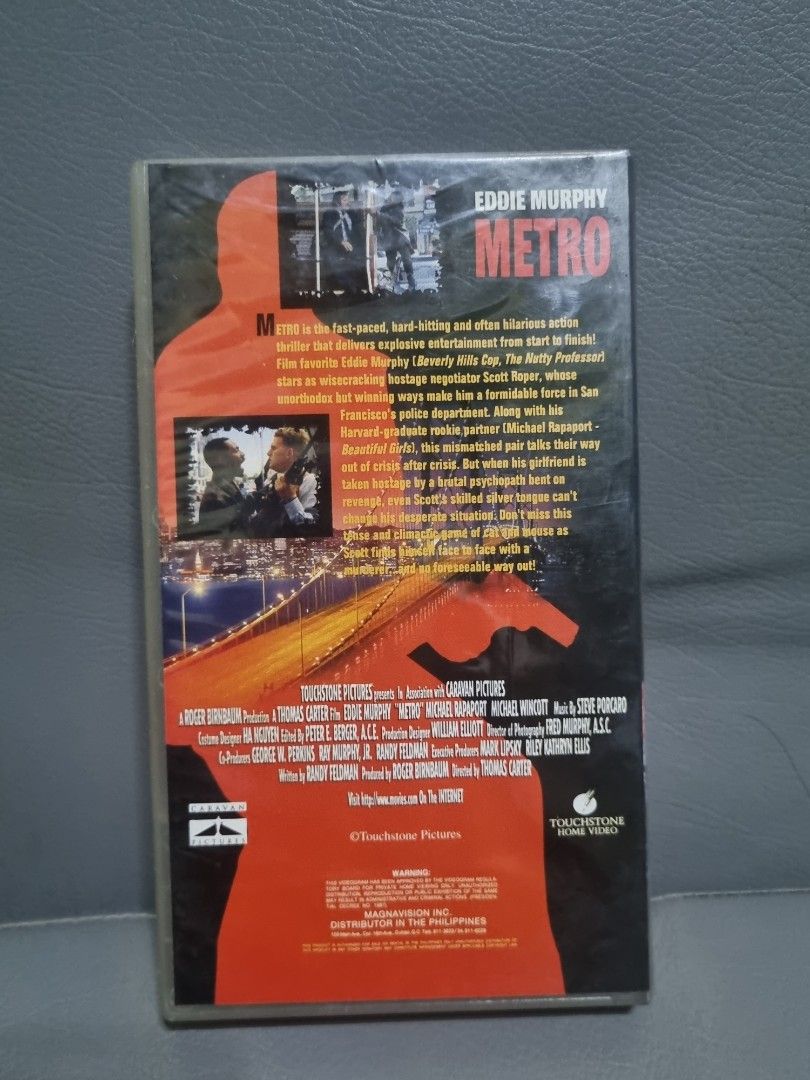 Vintage Vhs Tape Metro Eddie Murphy, Hobbies & Toys, Memorabilia ...
