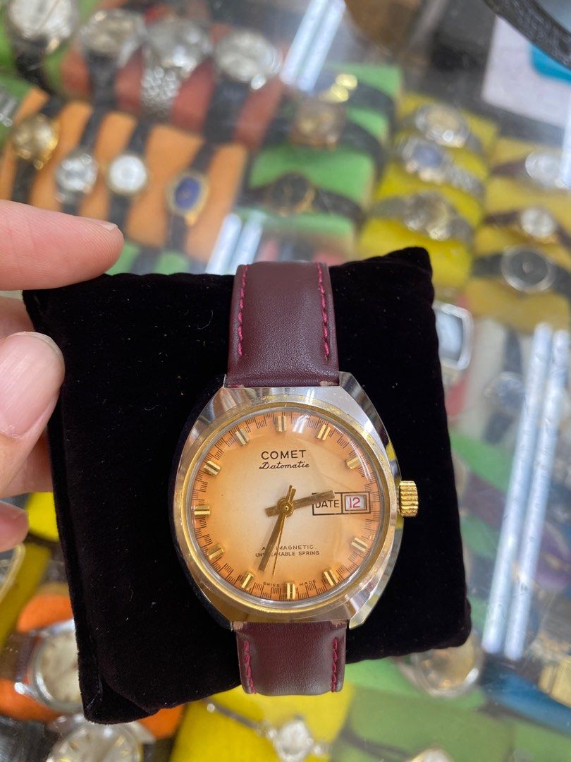 Vintage watch - Comet Datomatic, Men's Fashion, Watches & Accessories ...