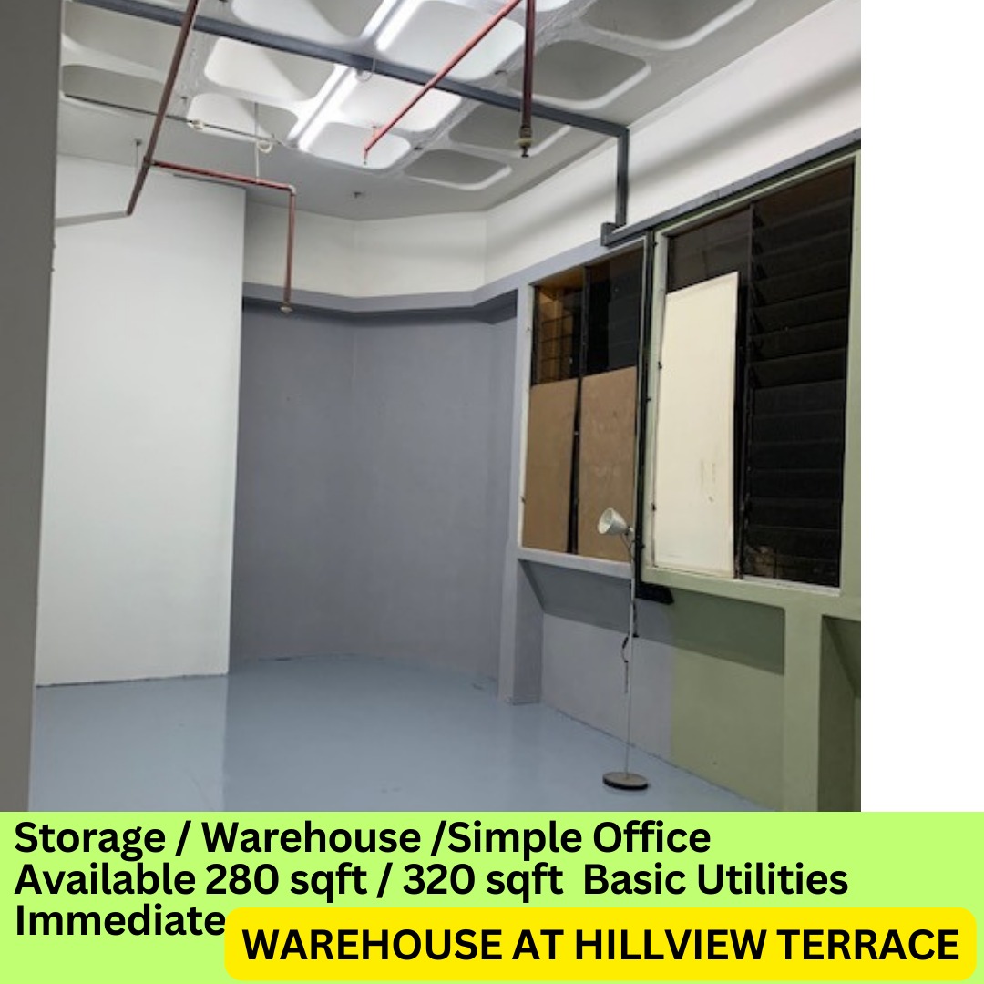 Warehouse / Storage Space (For Rent Hillview) Simple Office or Showroom ...