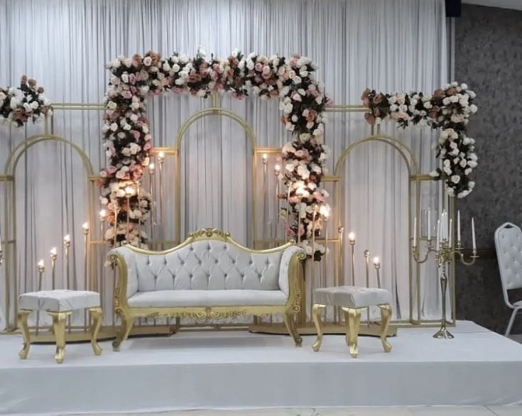 Wedding ceremony setup pakej perkahwinan pelamin garden theme church ...