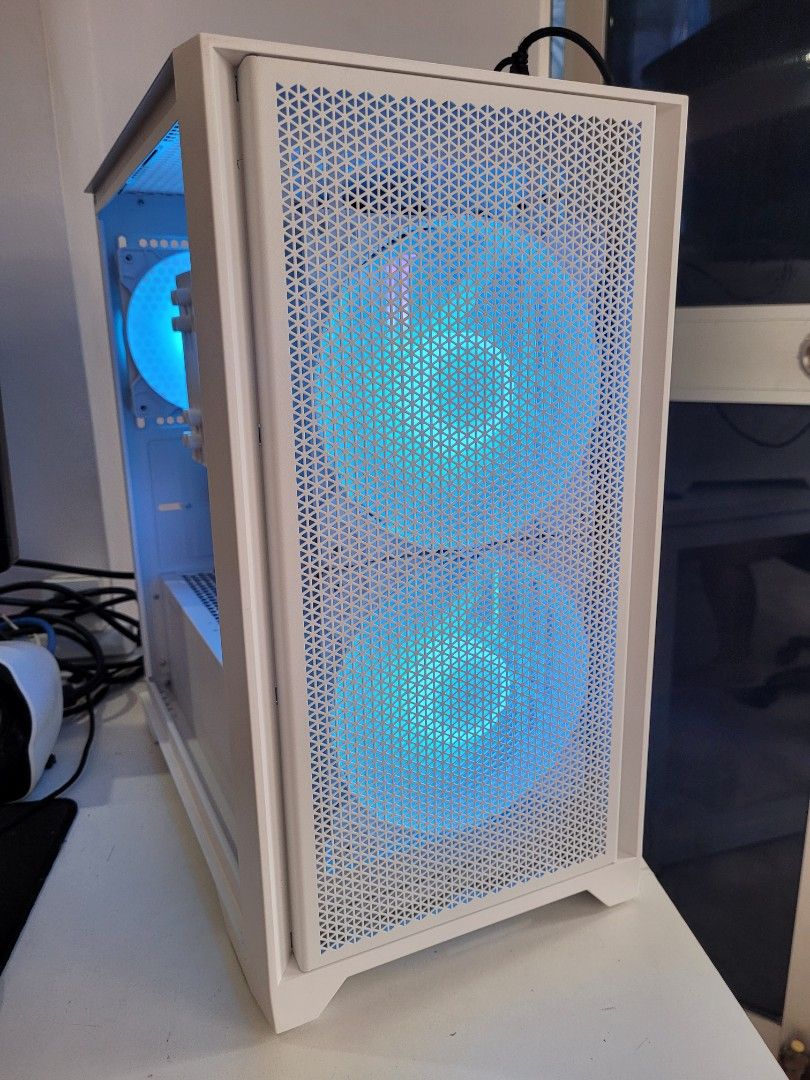 White Theme: Ryzen 7 5700X + RTX 4060 / RTX 4060 Ti Custom Gaming ...