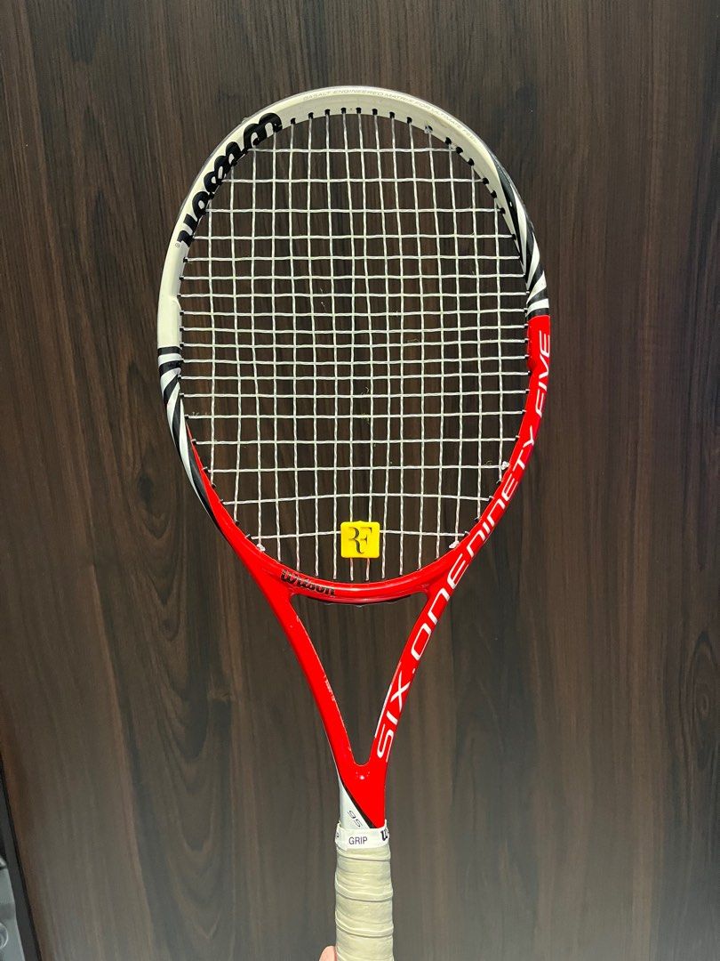 Wilson SIX ONE 95 Tennis Racket L2 4 1/4 (six one ninety five), Sports ...