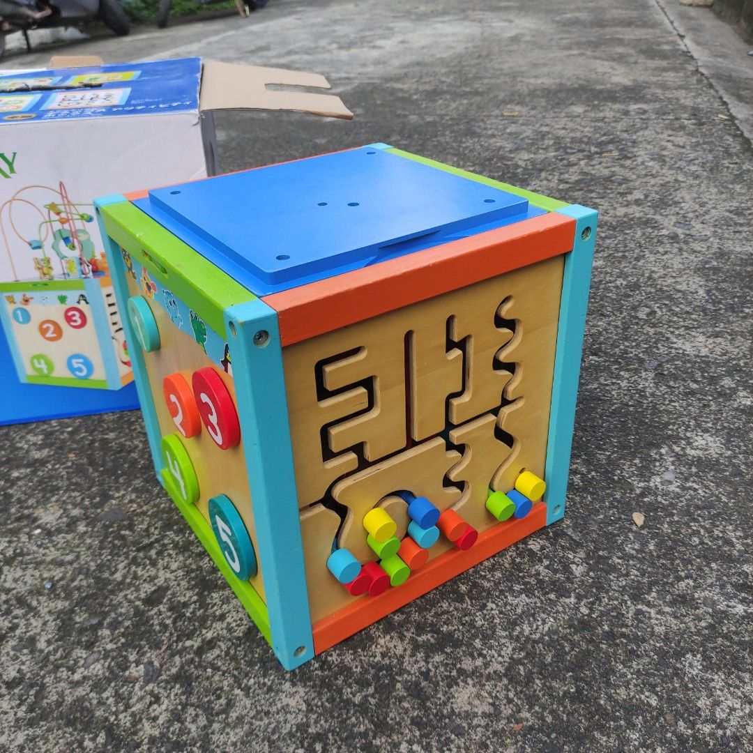 Wooden Activity Box Japan, Babies & Kids, Infant Playtime on Carousell