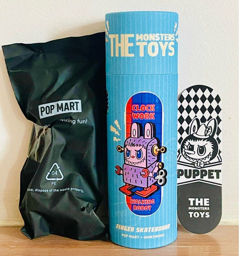 [WTS BNIF] Popmart How2work The Monsters Labubu Finger Skateboard Blind ...