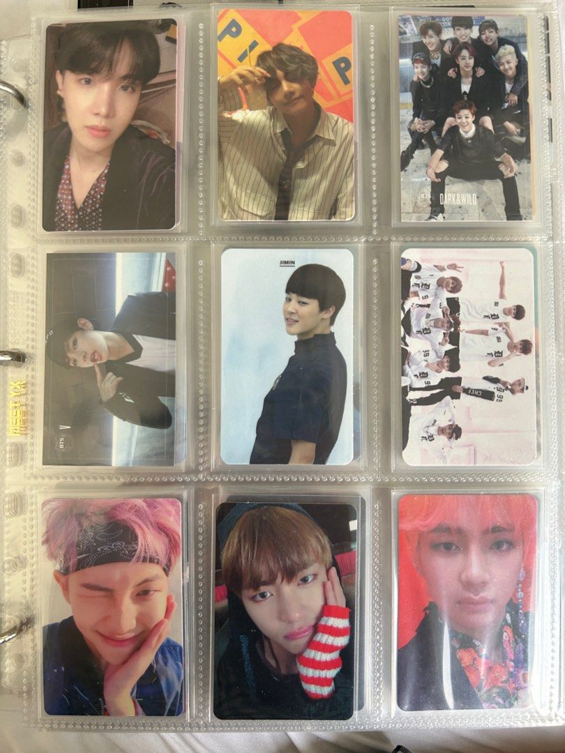 wts/lfb bts photocards taehyung bts pcs pc v pc jungkook jimin jhope ...
