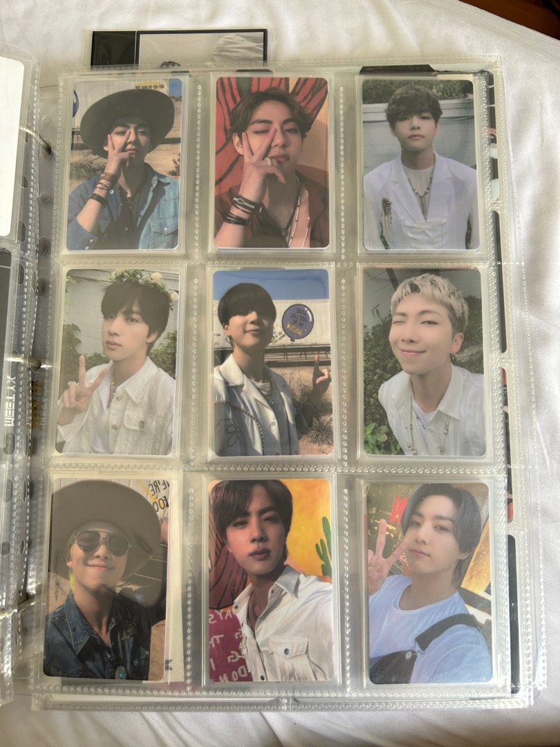 wts/lfb bts photocards taehyung bts pcs pc v pc jungkook jimin jhope ...