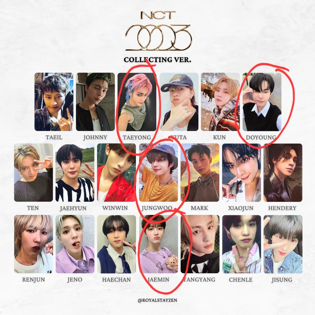 **[WTT] NCT GOLDEN AGE Album inserts, Hobbies & Toys, Memorabilia ...
