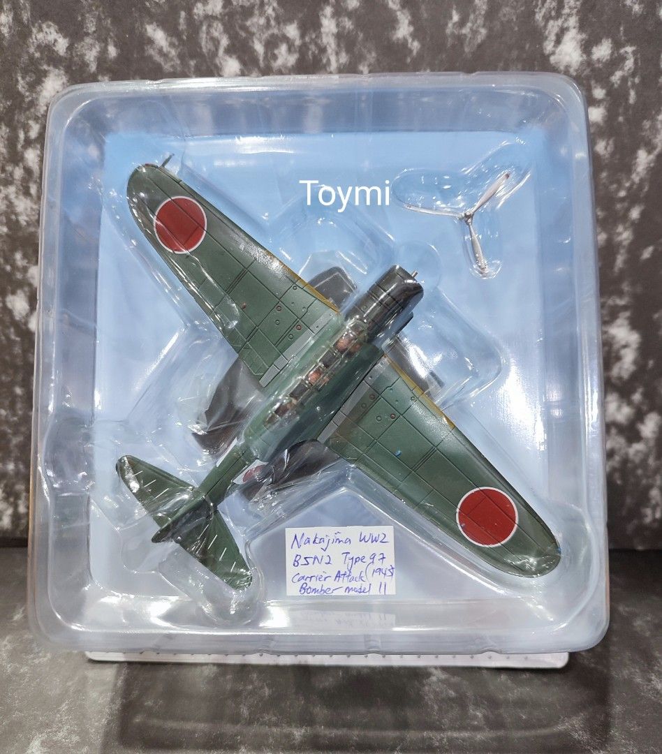 WW2 Nakajima B5N2 Type 97 Bomber 1945 Model 11, Hobbies & Toys, Toys ...