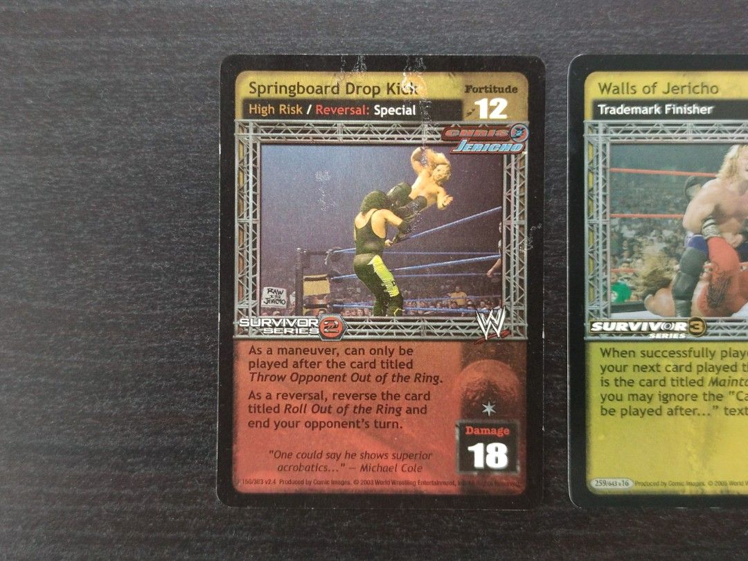 WWE WWF RAW Deal Springboard Dropkick SS2 | Walls of Jericho SS3 ...