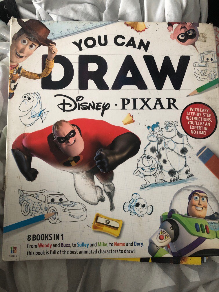 You can draw - Disney PIXAR, Hobbies & Toys, Books & Magazines, Comics ...