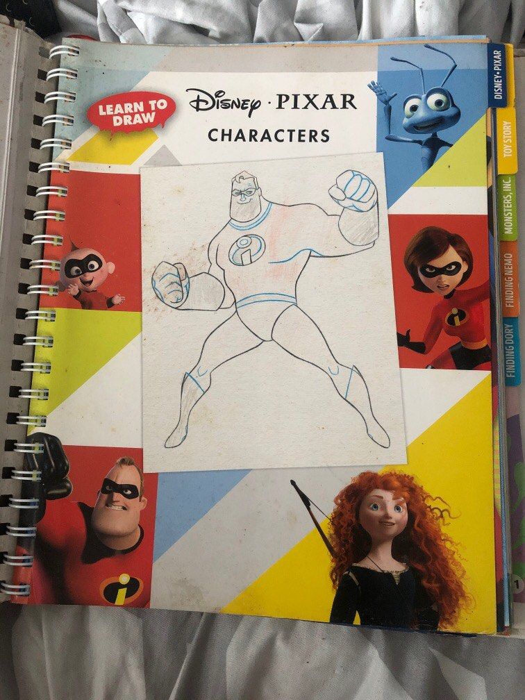 You can draw - Disney PIXAR, Hobbies & Toys, Books & Magazines, Comics ...