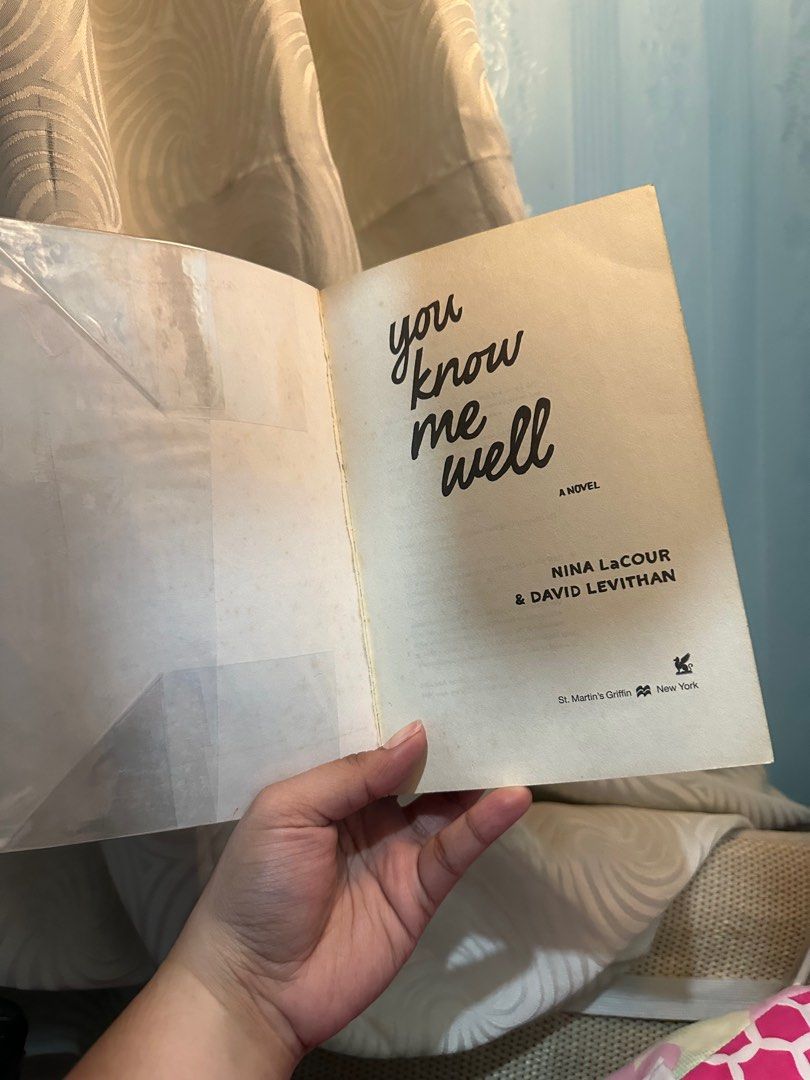 You Know Me Well by Nina Lacour & David Levithan (pre-loved), Hobbies ...