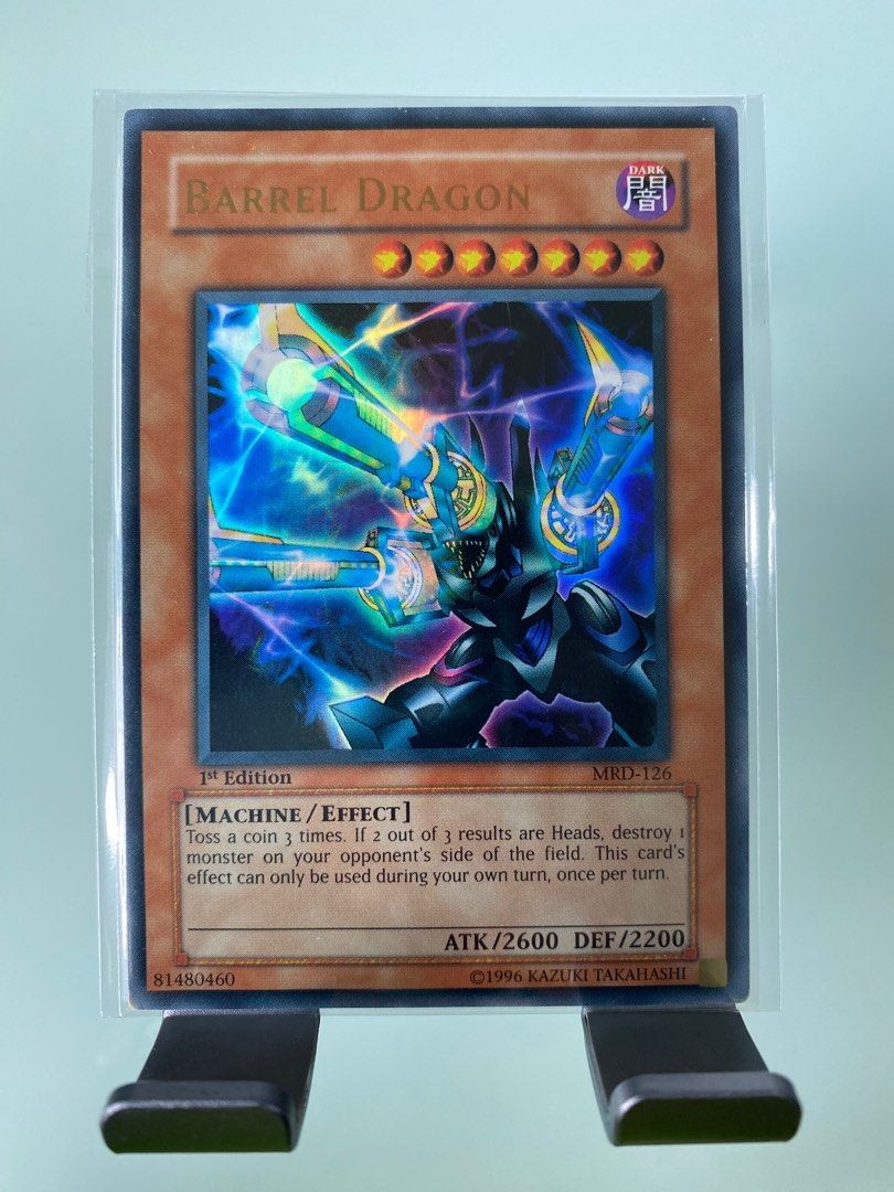Yugioh Barrel Dragon - MRD-126 - Ultra Rare - 1st Edition, Hobbies ...
