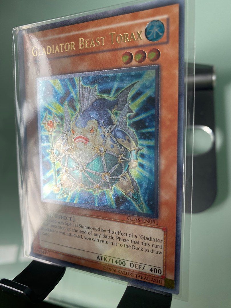 Yugioh Ultimate Rare - Gladiator Beast Torax - GLAS-EN081 - 1st Edition ...