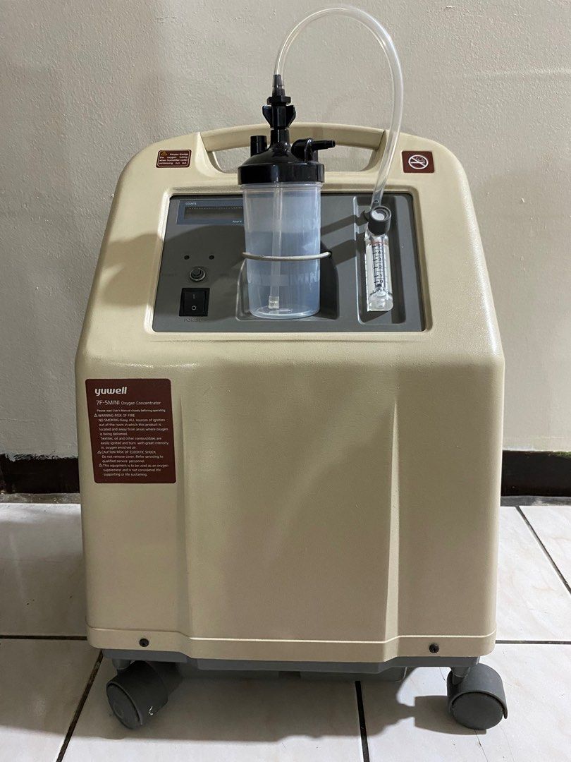 Yuwell 7F-5Mini Oxygen Concentrator 5L, Health & Nutrition, Medical ...